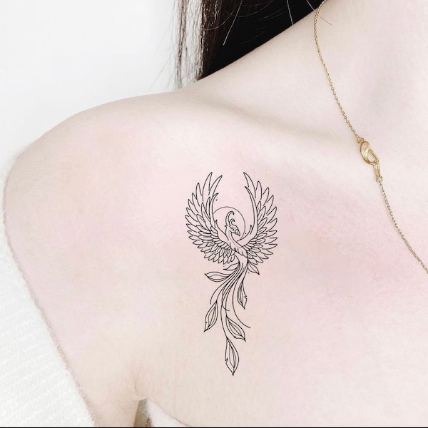 Phoenix Tattoo - Etsy