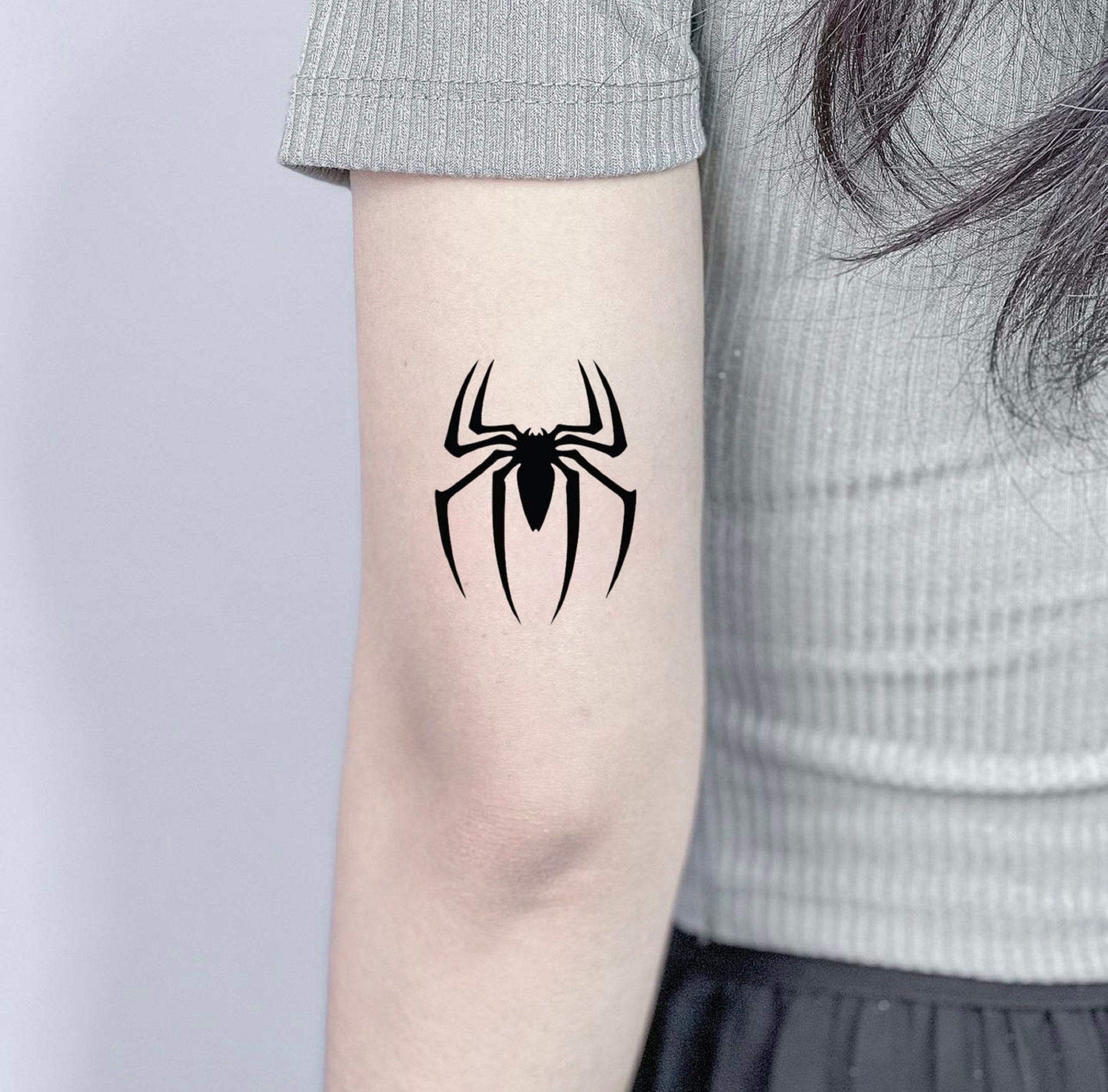 Spiderman Spider Logo Tattoo