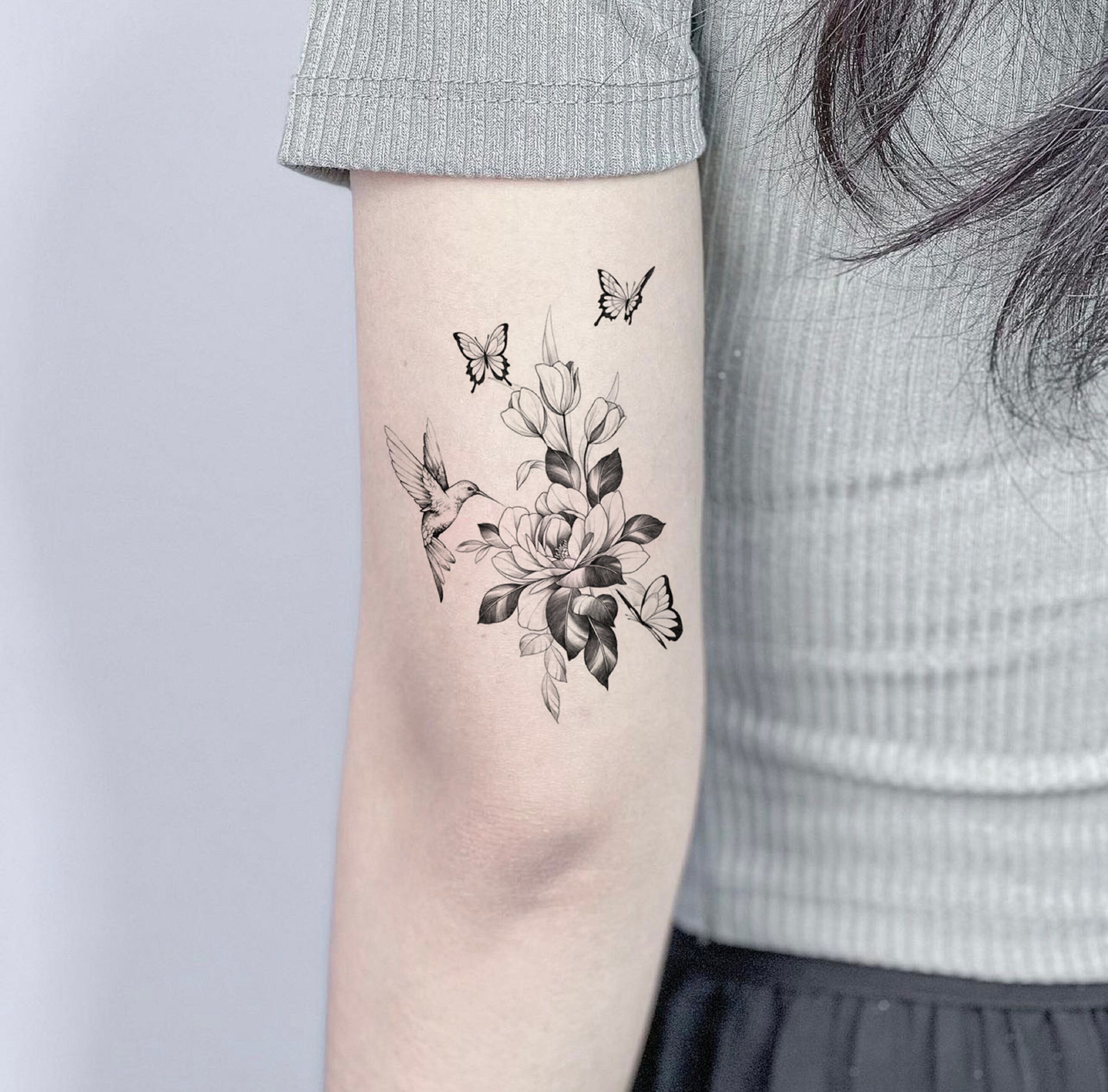 Chickadee Wrist Tattoo