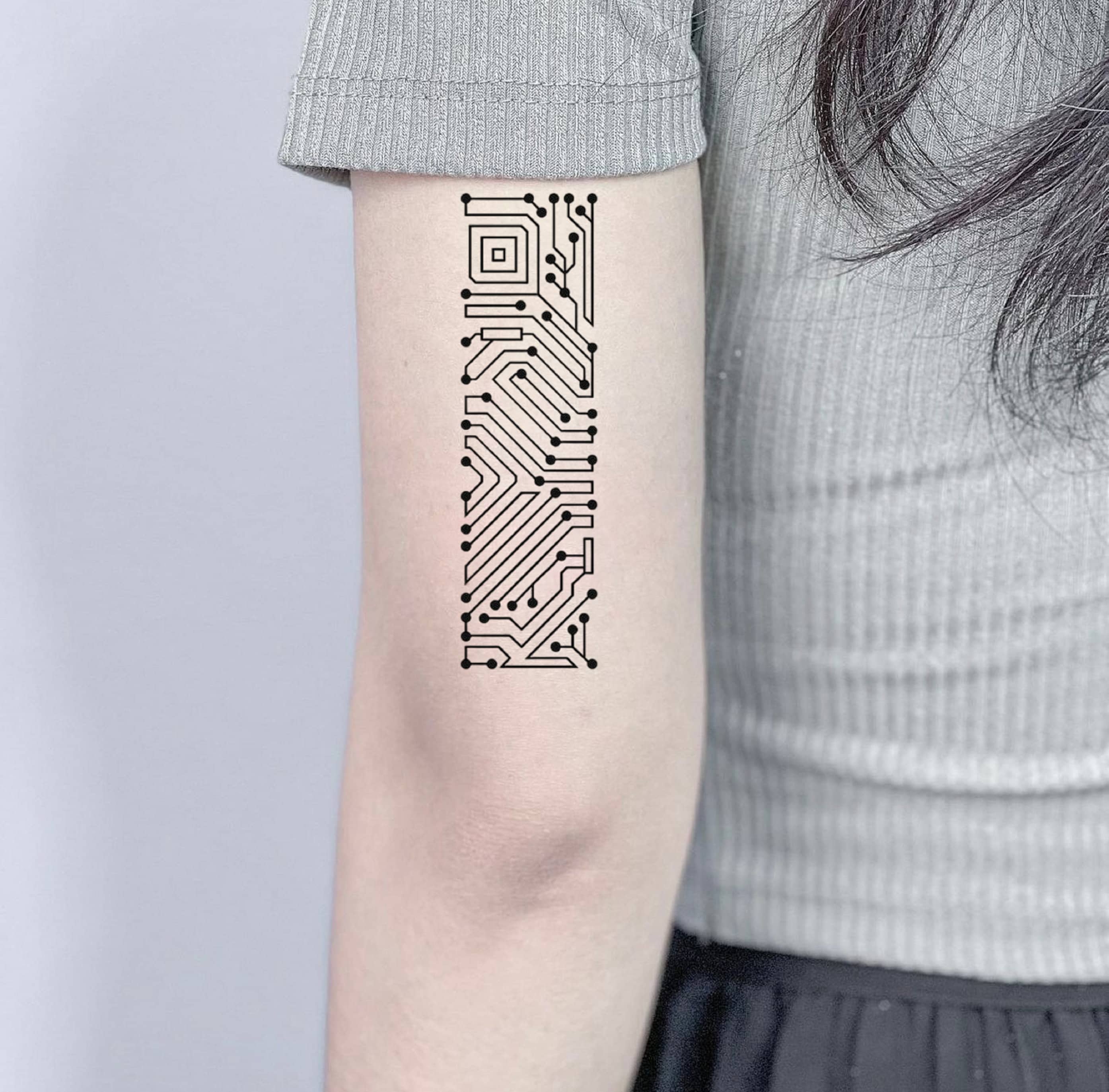 Circuit Board Tattoo Designs