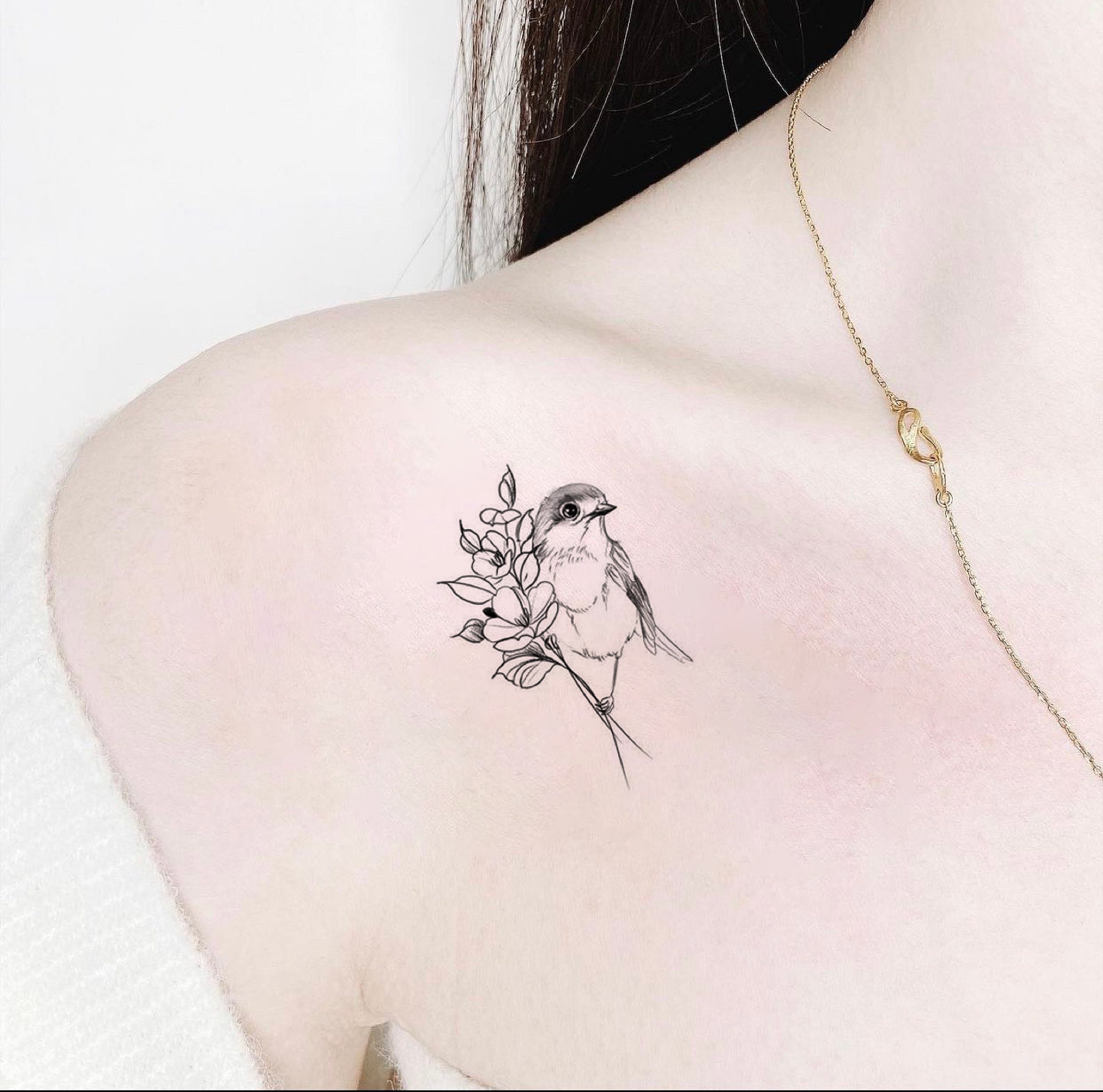 Robin Bird Tattoo