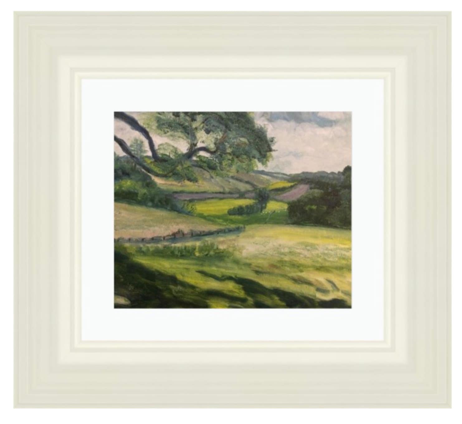 Over the Valley, Original Oil Painting on Canvas Board 10x12" - Etsy