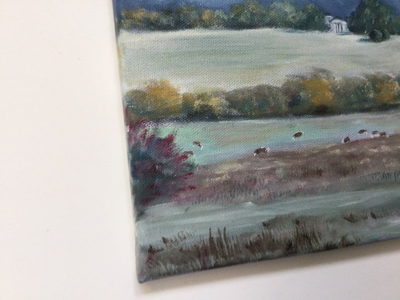 Original Landscape Oil Painting on Box Canvas 8x10inches - Etsy