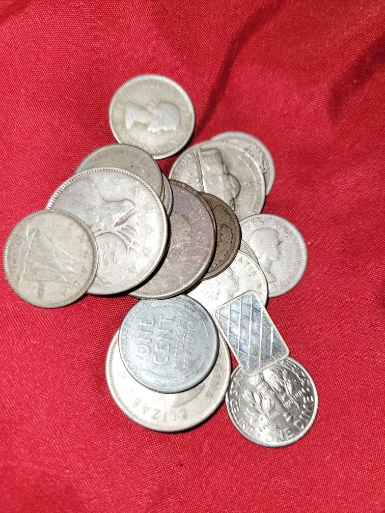80 Grams of Old Coins (USA,CA) 90-100% Silver - Etsy