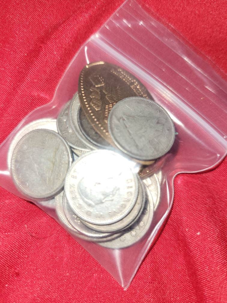 80 Grams of Old Coins (USA,CA) 90-100% Silver - Etsy