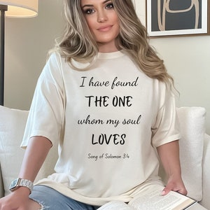 Song of Solomon T-shirt Song of Solomon 3:4 Tee Bible Verse Shirt T ...
