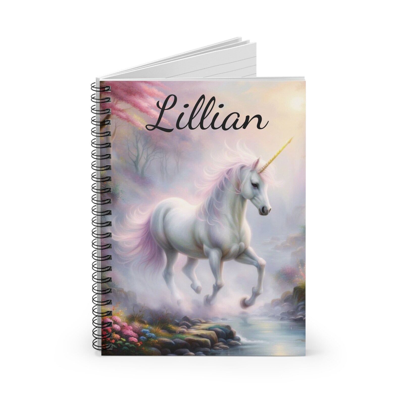 Personalized Magic Unicorn Spiral Notebook: Custom Journal - Etsy
