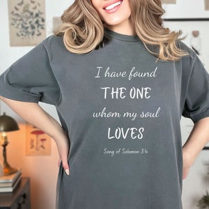 Song of Solomon T-shirt Song of Solomon 3:4 Tee Bible Verse Shirt T ...