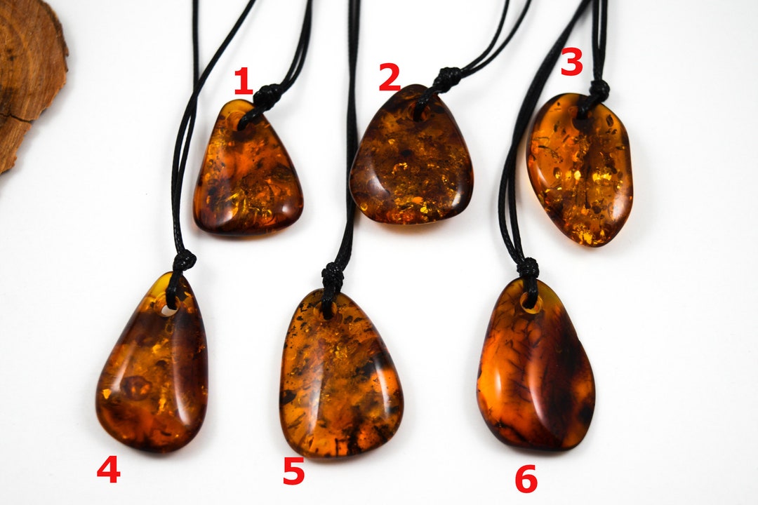 Genuine Baltic Amber Adjustable Pendant natural Baltic Amber - Etsy