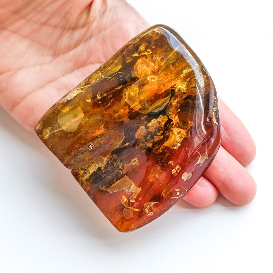 76gr Huge Amber Stone, Natural Genuine Amber Piece, Unique Shape Amber ...