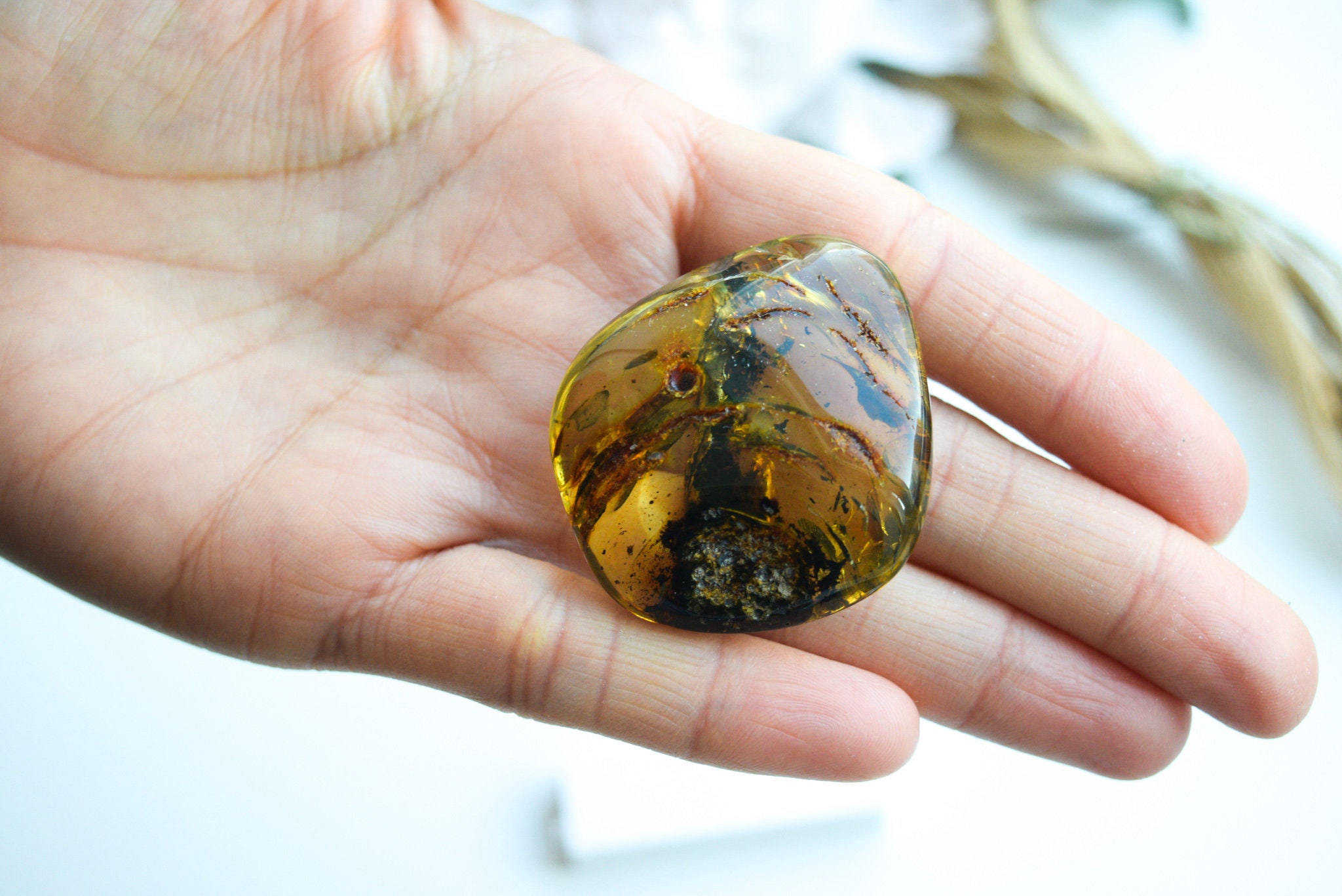 Large Amber Stone Natural Amber Stone Unique Shape Amber - Etsy