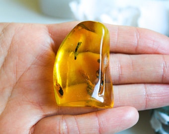 Large Amber Stone | Etsy