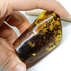 41gr Large Amber Stone, Collectors Specimen, Amber Stone for Display ...