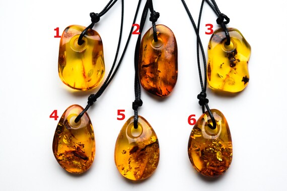 Genuine Baltic Amber Adjustable Pendant natural Baltic Amber - Etsy