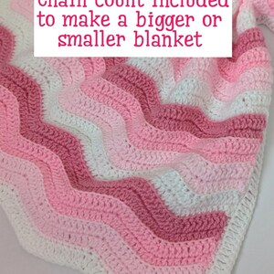 3D Ripple Crochet Blanket Pattern: Beginner Friendly (PDF Pattern) - Etsy