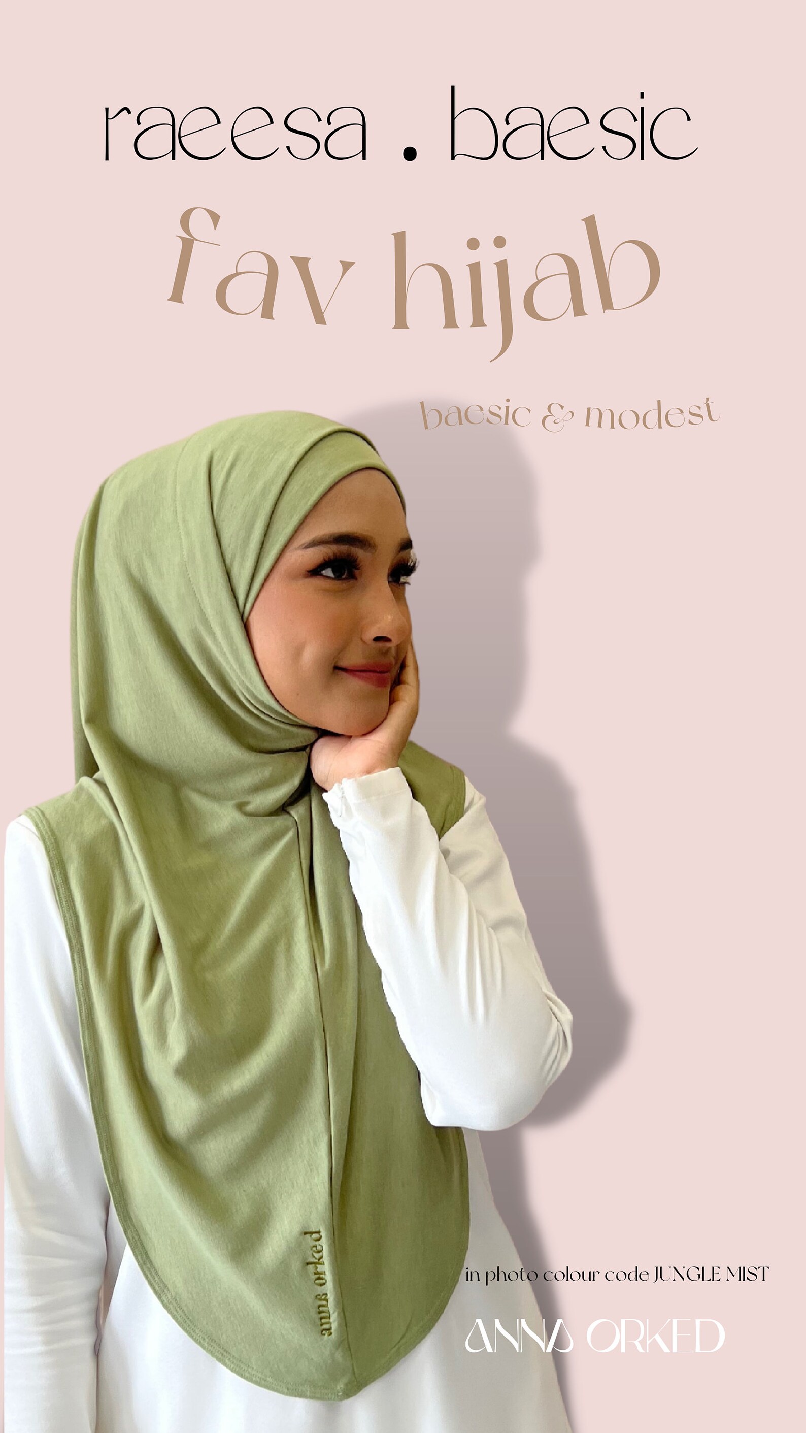 PLAIN INSTANT HIJAB - Etsy