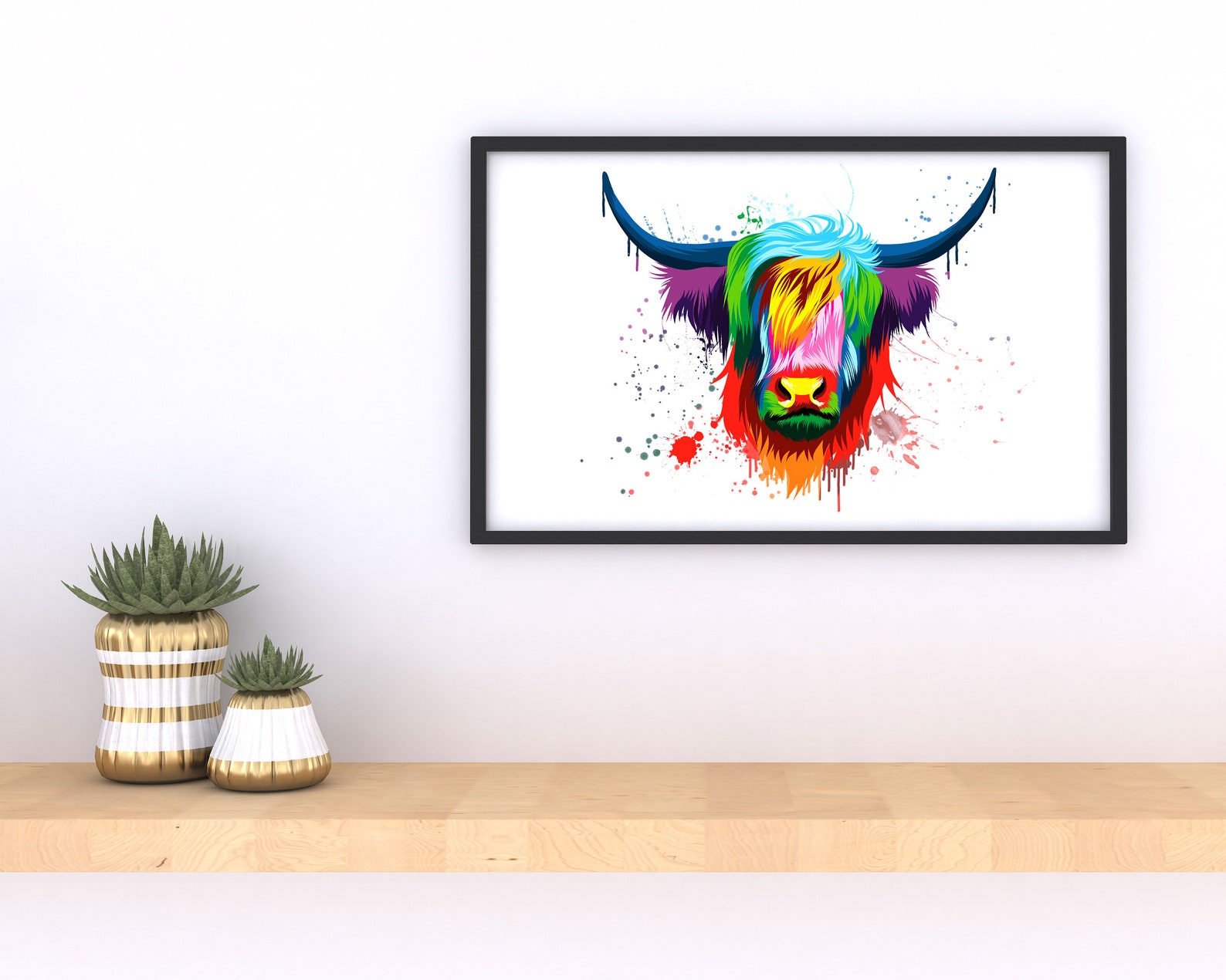 Colour Splash Animal Prints * A4 Print * Various Designs - Etsy