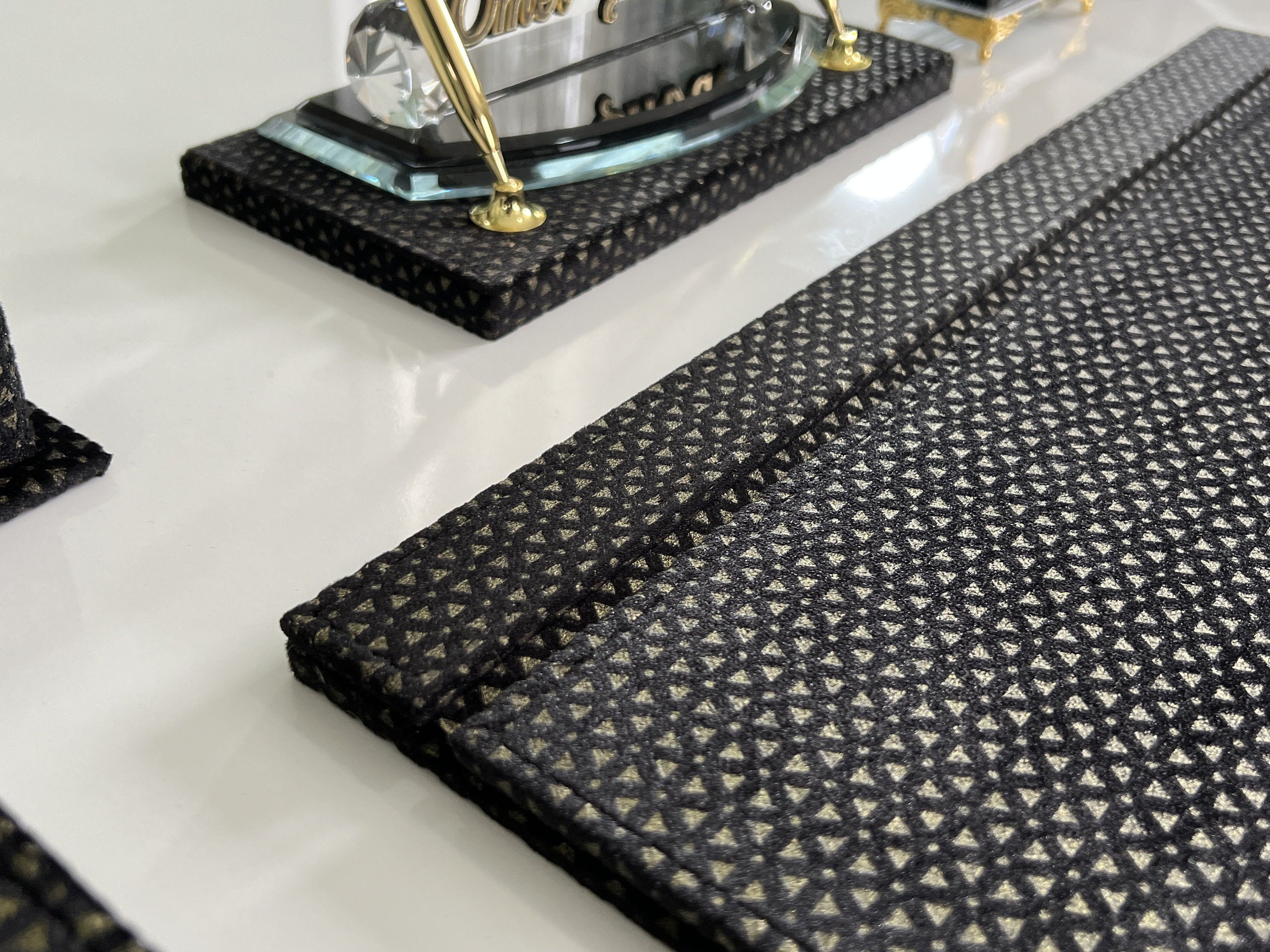 Velvet Table Set / Luxury Velvet Table Set / Table Set / Handmade ...