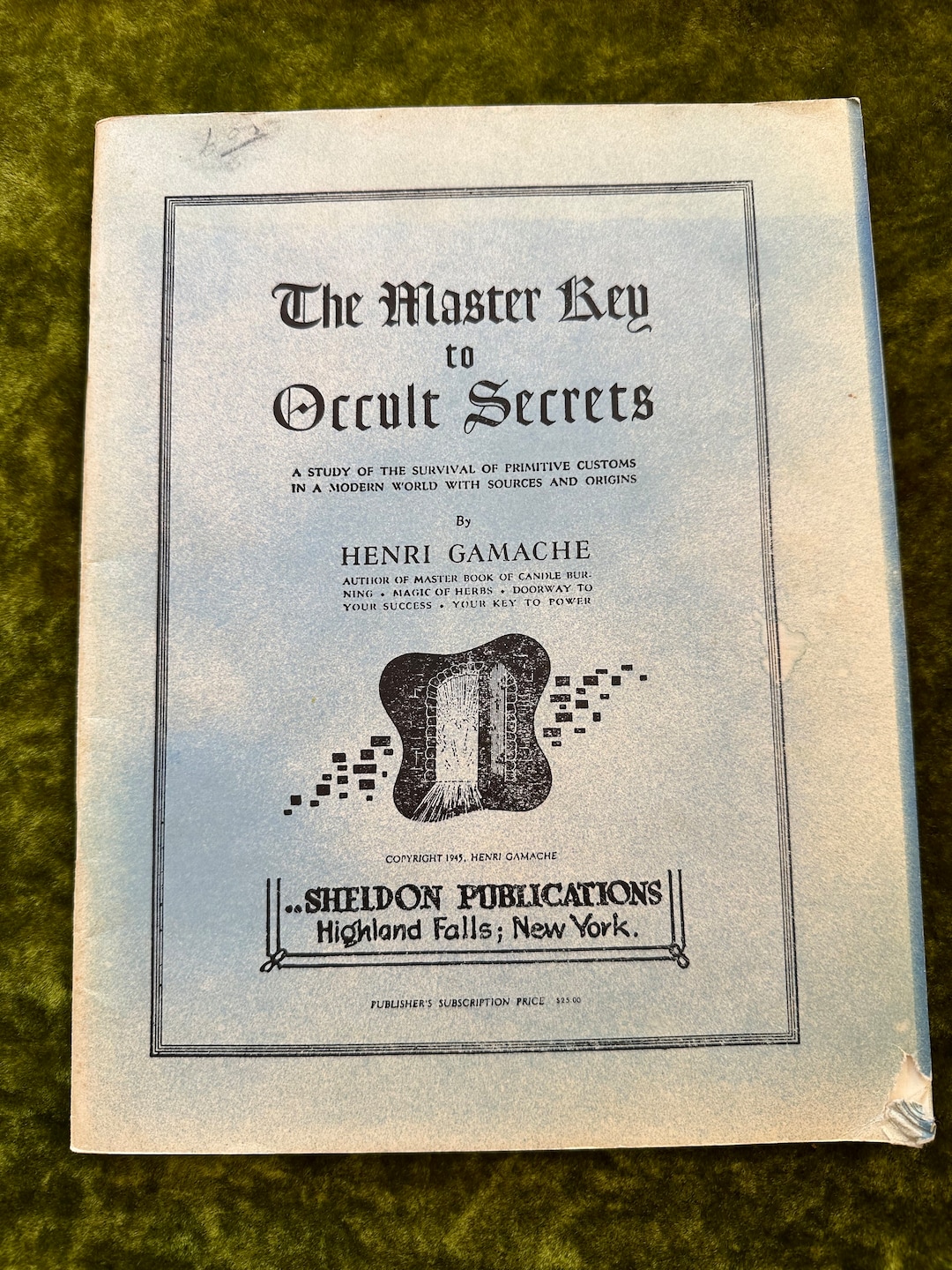 RARE Vintage 1943 the Master Key to Occult Secrets by Henri Gamache - Etsy