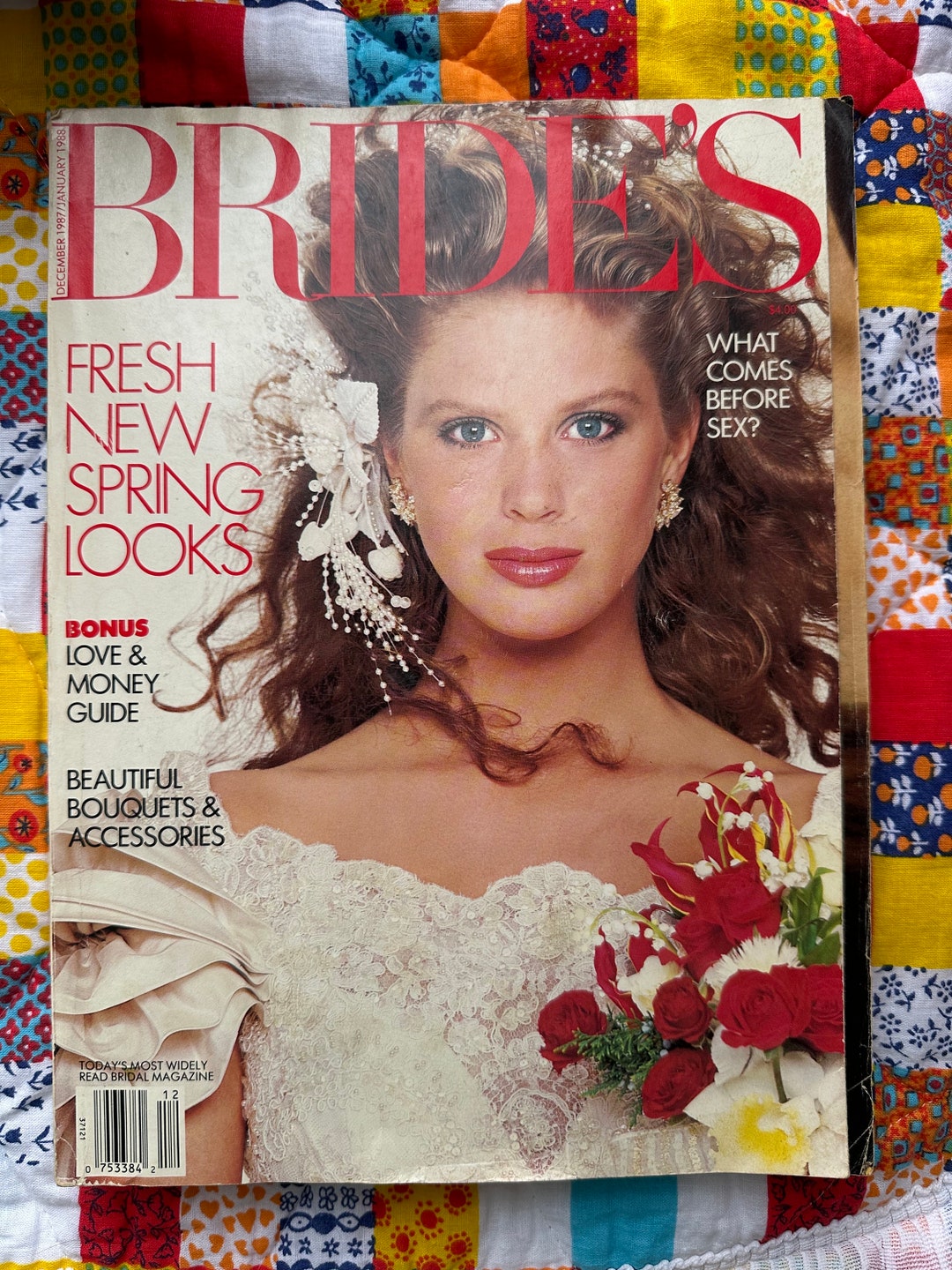 Vintage December 1987/january 1988 Bride’s Magazine Rachel Hunter - Etsy