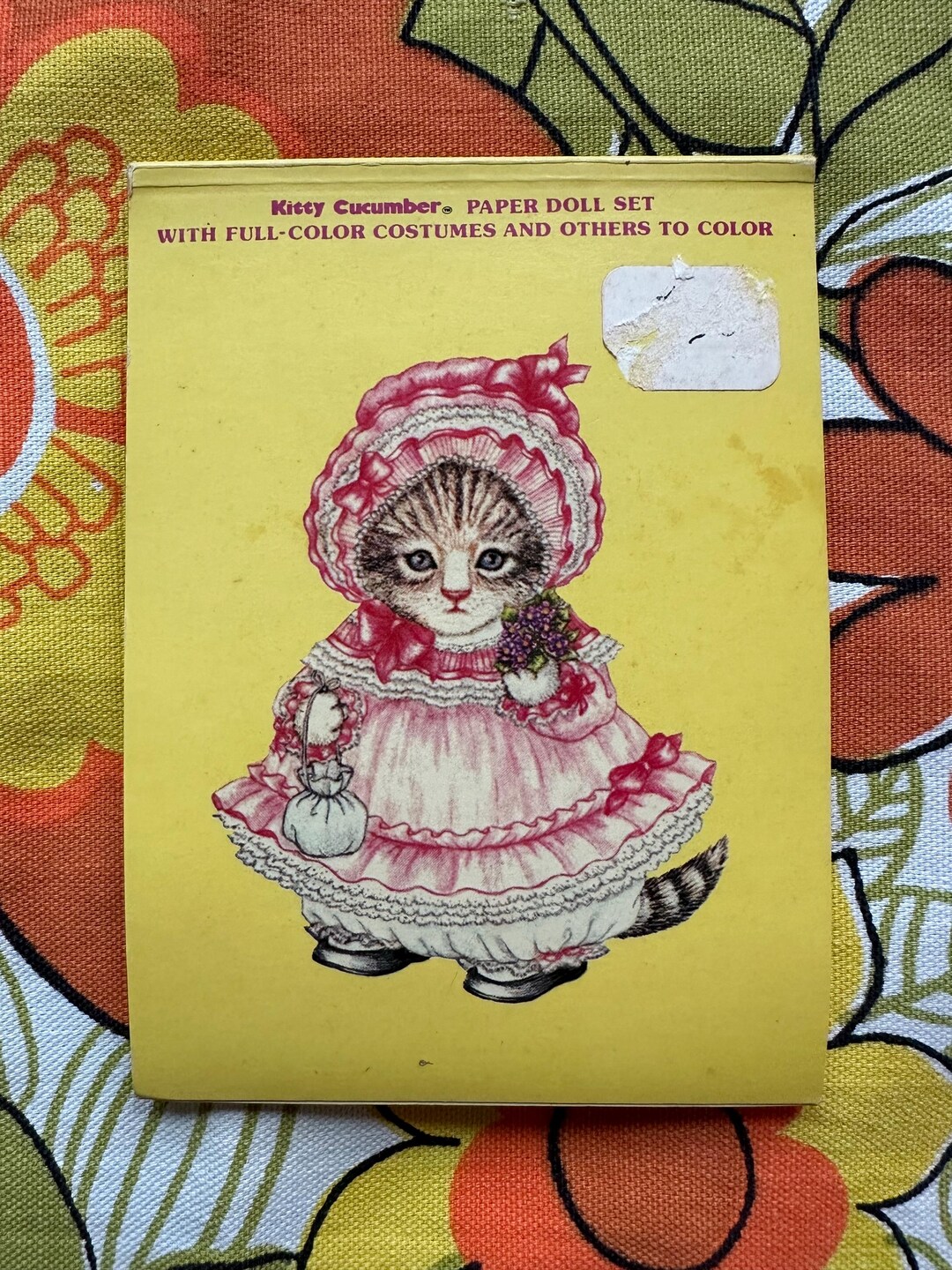 Vintage 1984 Kitty Cucumber Paper Doll Set - Etsy