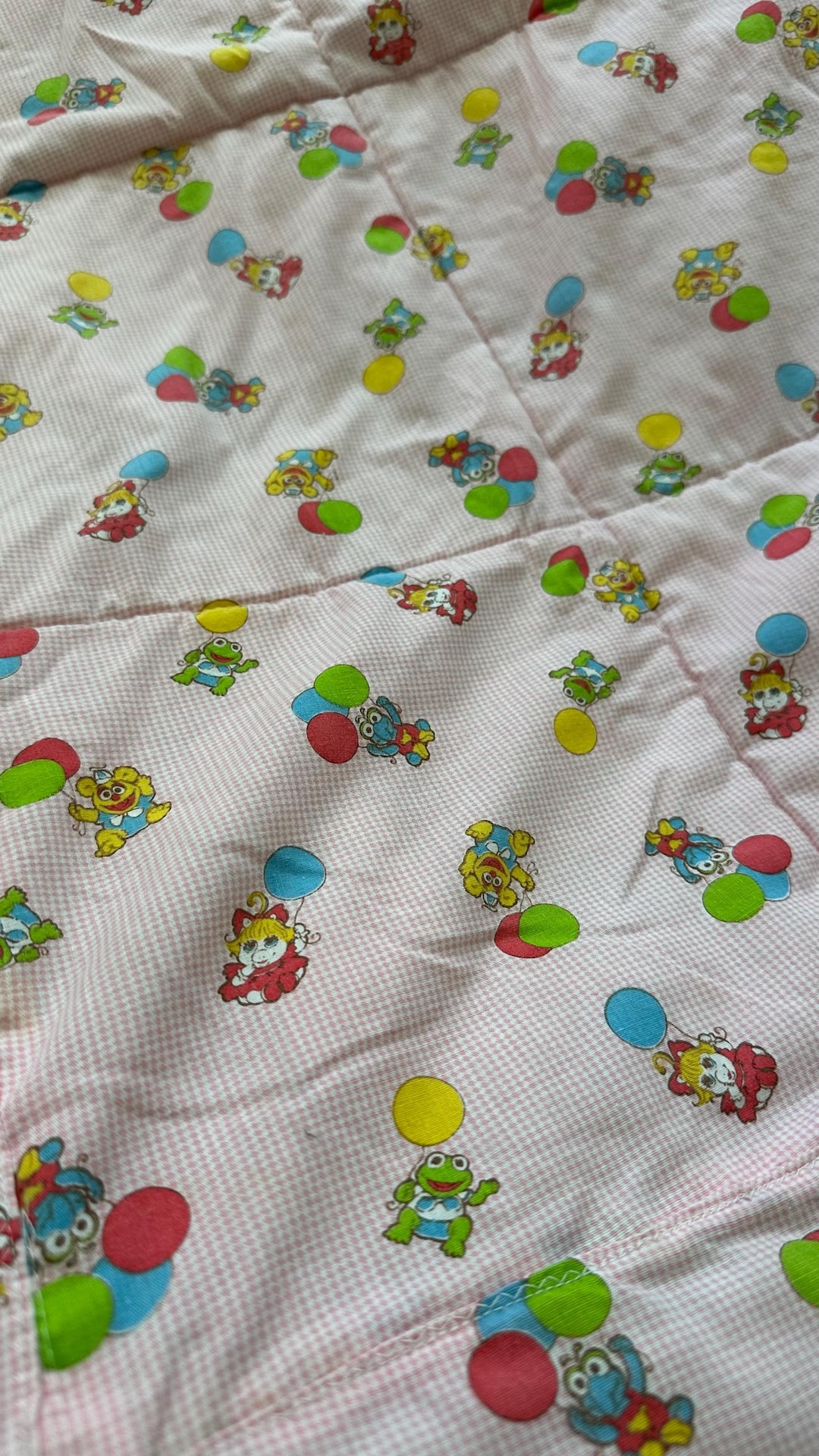 Vintage Muppet Babies Baby Blanket Crib Comforter Fabric - Etsy