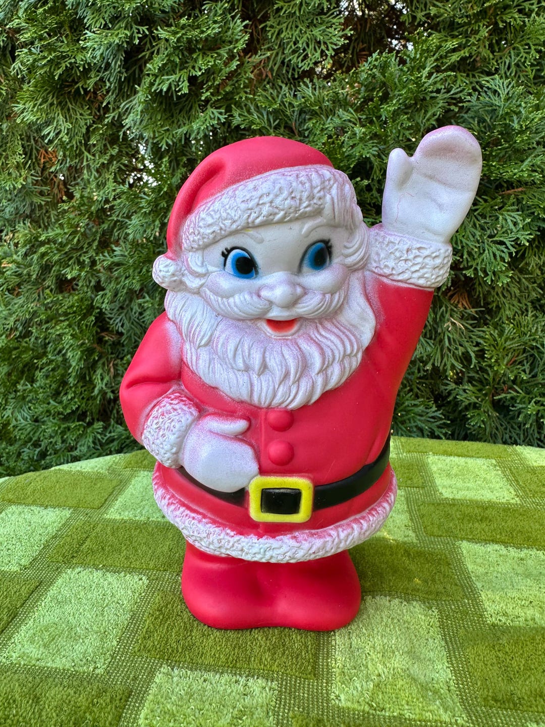Vintage Rubber Sanitoy Santa Claus Squeaky Christmas Toy - Etsy