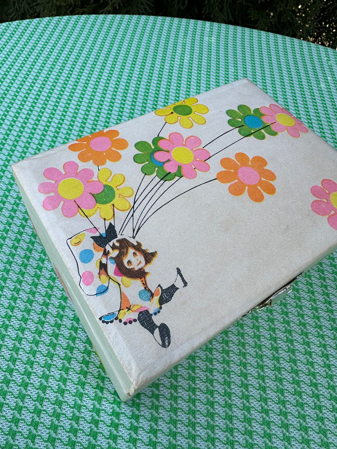 Vintage 60s Flower Power Music Jewelry Box With Ballerina - Etsy