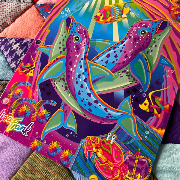 Lisa Frank Binder - Etsy