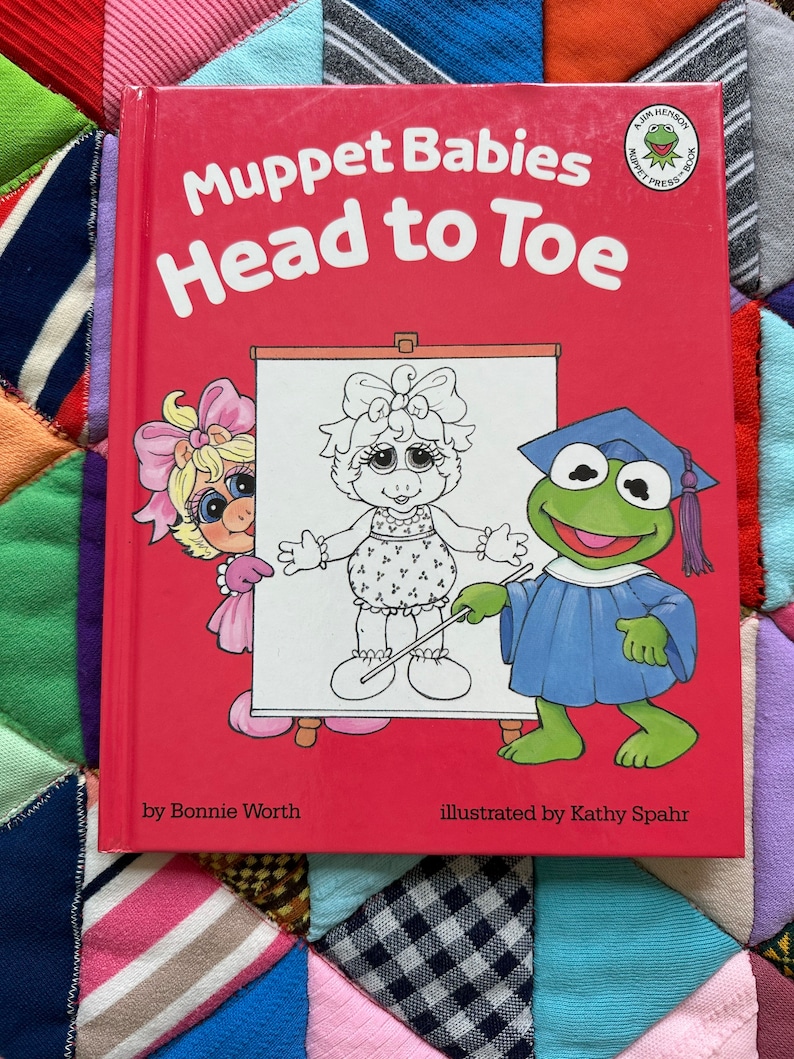 Vintage 1989 Muppet Babies Head to Toe Hardcover Book Bonnie - Etsy