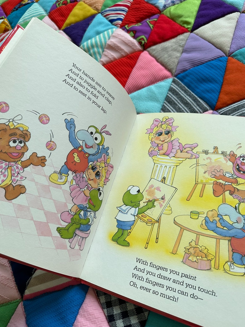 Vintage 1989 Muppet Babies Head to Toe Hardcover Book Bonnie - Etsy