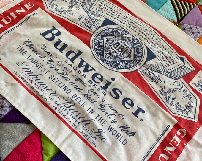 Vintage Budweiser Beer Single Standard Pillowcase - Etsy