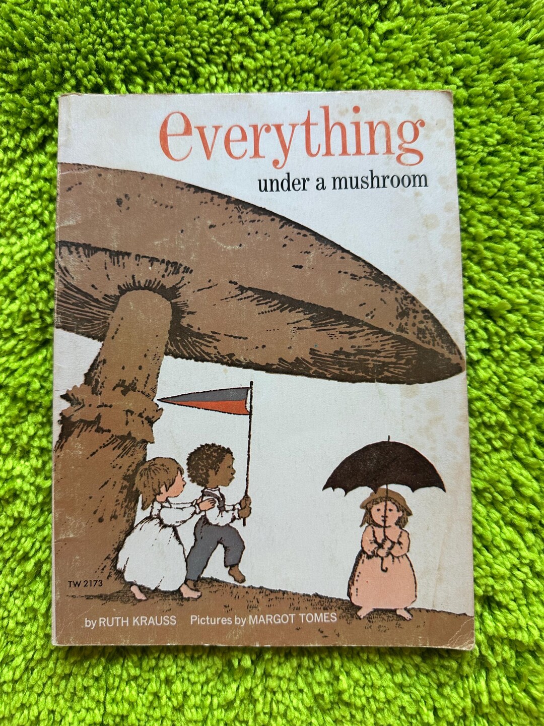 Vintage 1973 Everything Under A Mushroom Book by Ruth Krauss Margot ...