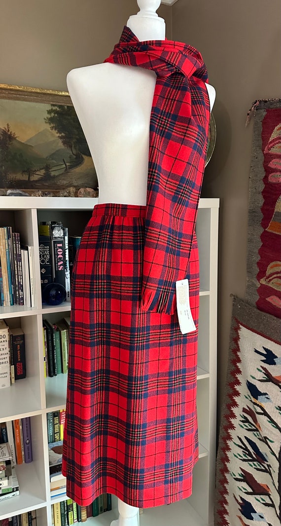 90s Plaid Matching Skirt Set | Vintage Grunge Matchin… - Gem