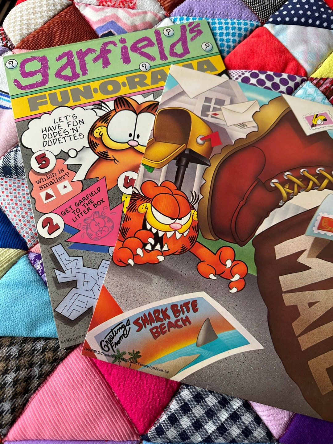 2 Vintage 80s Garfield Folder Mead Fun O Rama Mailman - Etsy