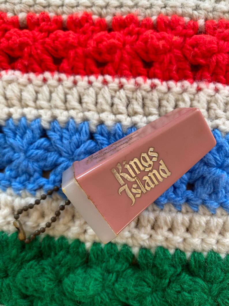 Vintage 80s Kings Island Theme Park Photo Viewer Keychain - Etsy