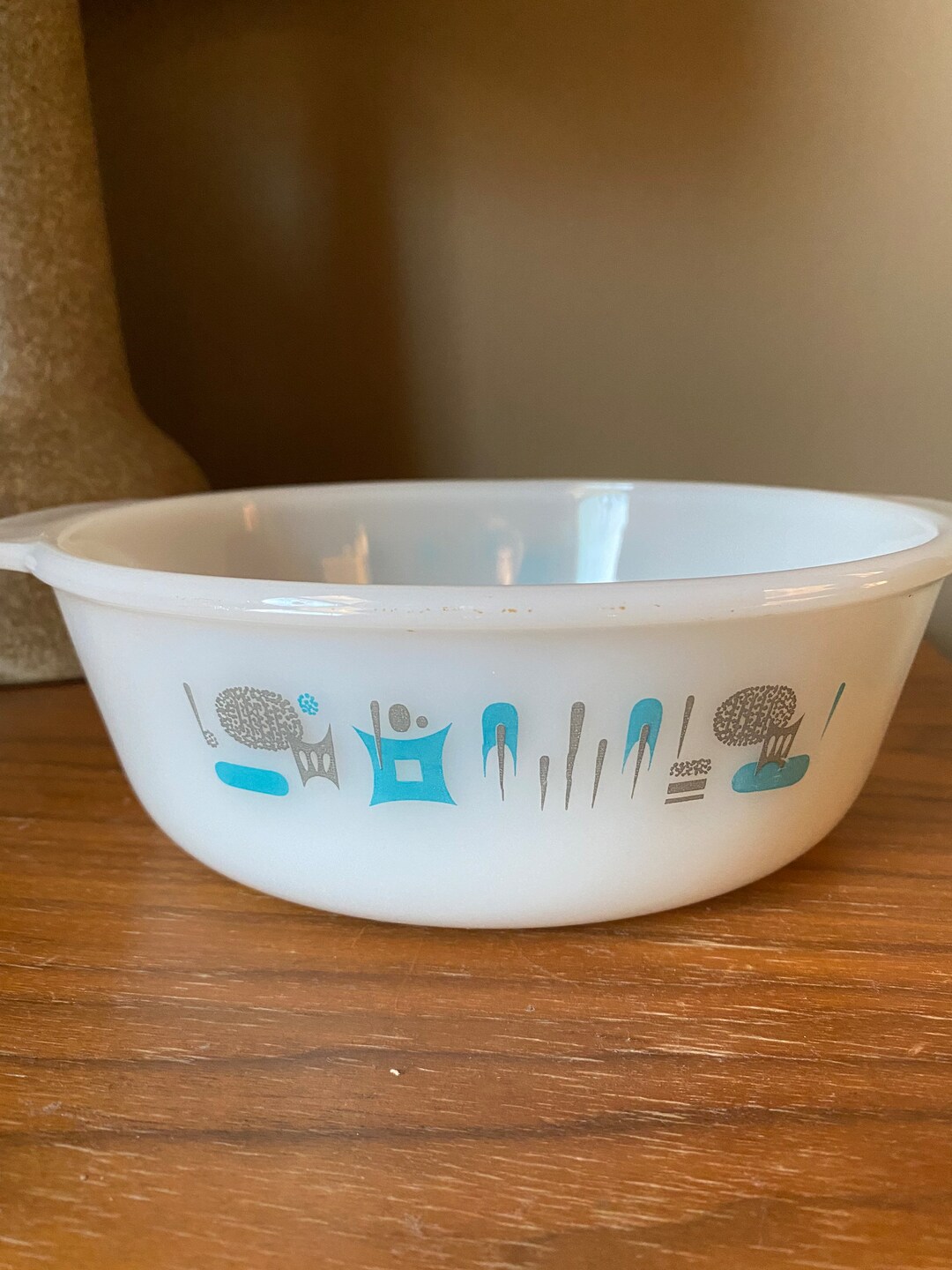 Vintage Fire King Blue Heaven Atomic 8” Casserole Round Baking Dish - Etsy