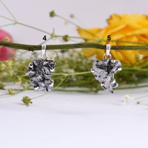 METEORITE Pendant Genuine Space Rock Meteor Jewelry, Healing Crystal ...
