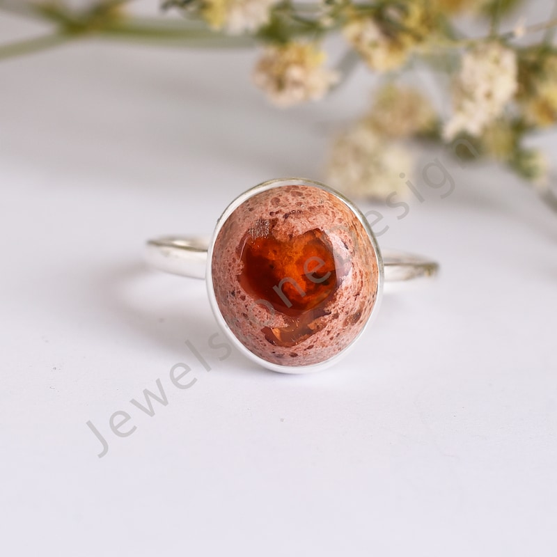 Fire Opal Rings - Etsy
