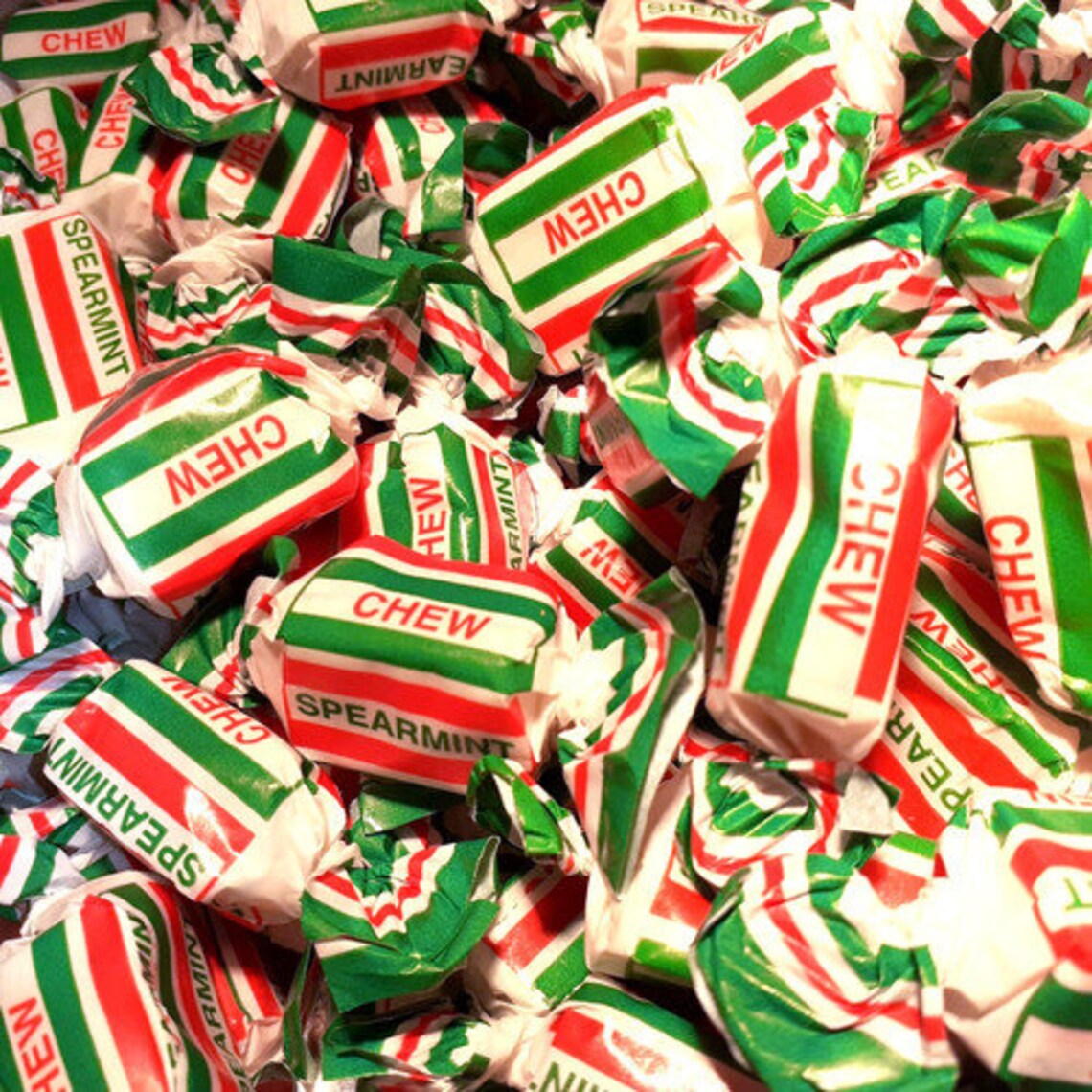 Spearmint Chews Retro Sweets Old Fashioned Mint Flavour | Etsy
