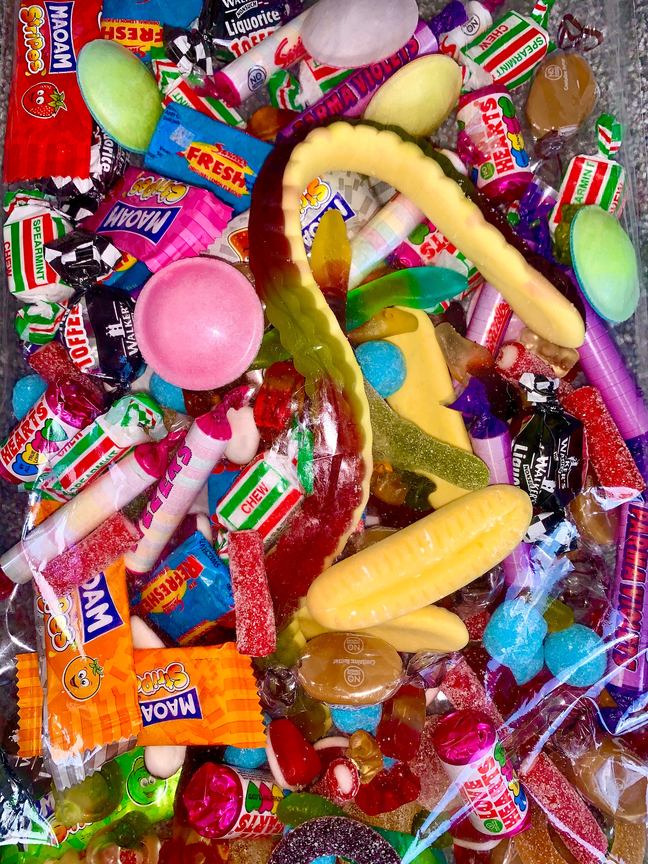 Pick and mix sweets hamper classic pick n mix sweet box Retro | Etsy