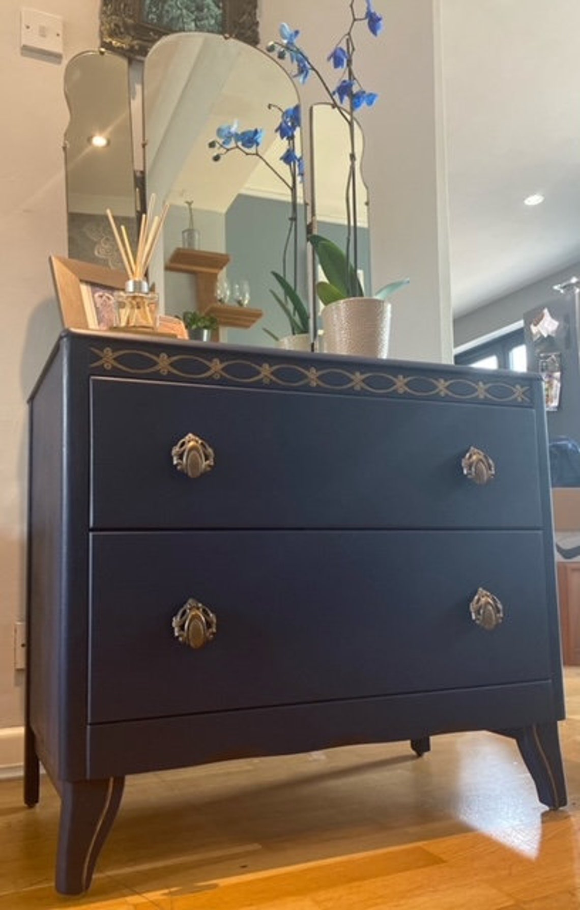 SOLD - Available for Commissions - Vintage Harris Lebus Dressing Table ...