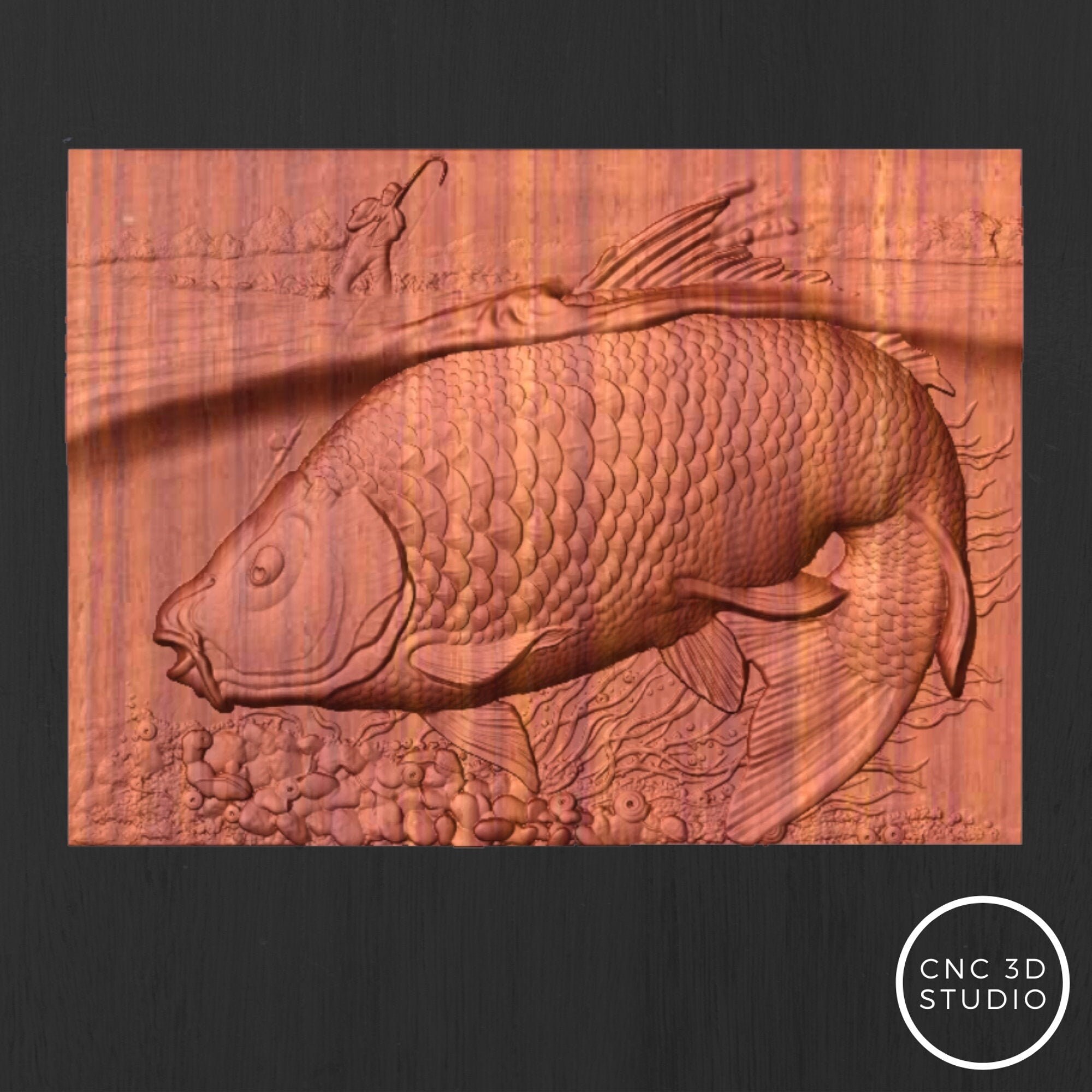 Fish STL Fish 3D Model Fish CNC File Cnc Files Fish STL | Etsy