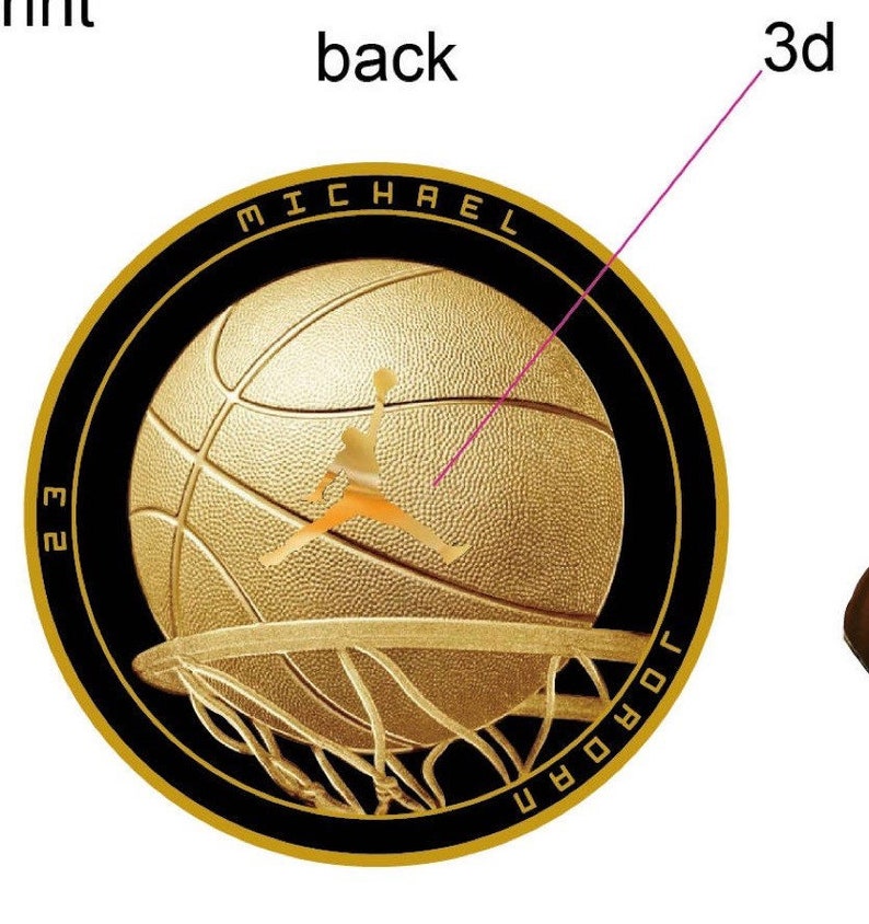 MICHAEL JORDAN Challenge Coin. - Etsy