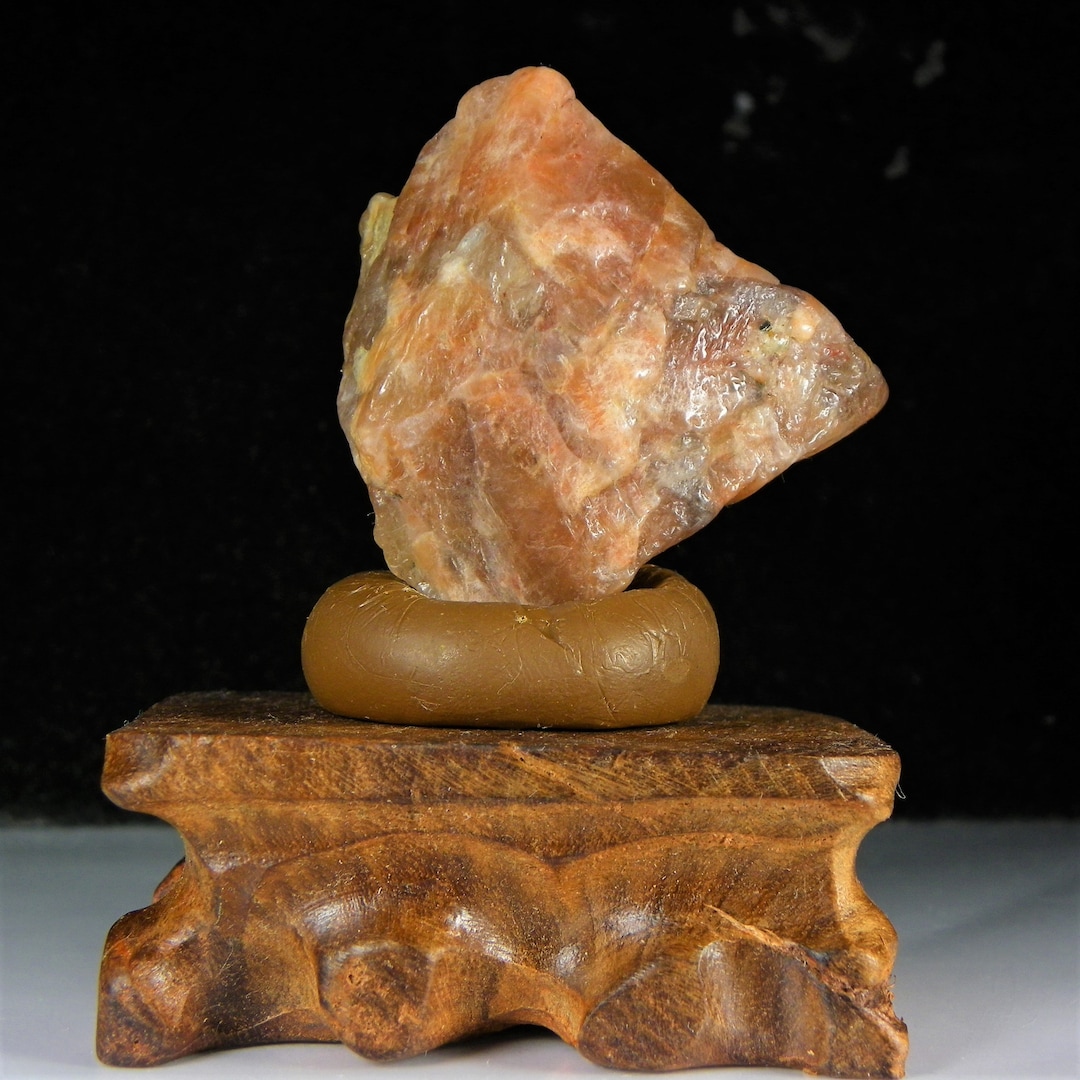 370 Ct Huge Golden Brown Herderite - 370 Ct 1 7/8" Golden Herderite ...