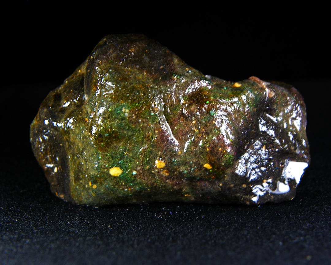 Honduras Black Matrix Opal - 300 Carat 100% Natural Honduras Black Matrix Opal Rough MULTICOLOR ...