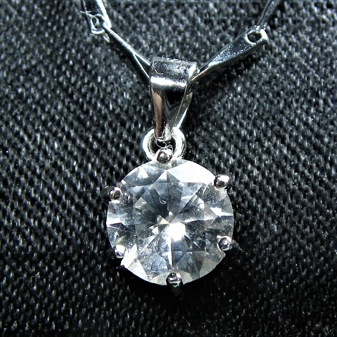 Rare Gift ！7 Mm Phenakite Pendant- 7 Mm Round Phenacite Pendant ...