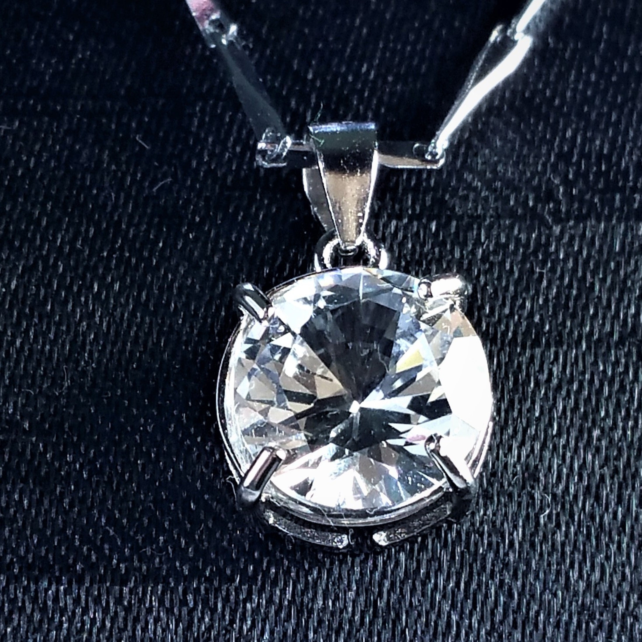 Phenakite Pendant-10 mm Round Phenacite Pendant & Filled | Etsy