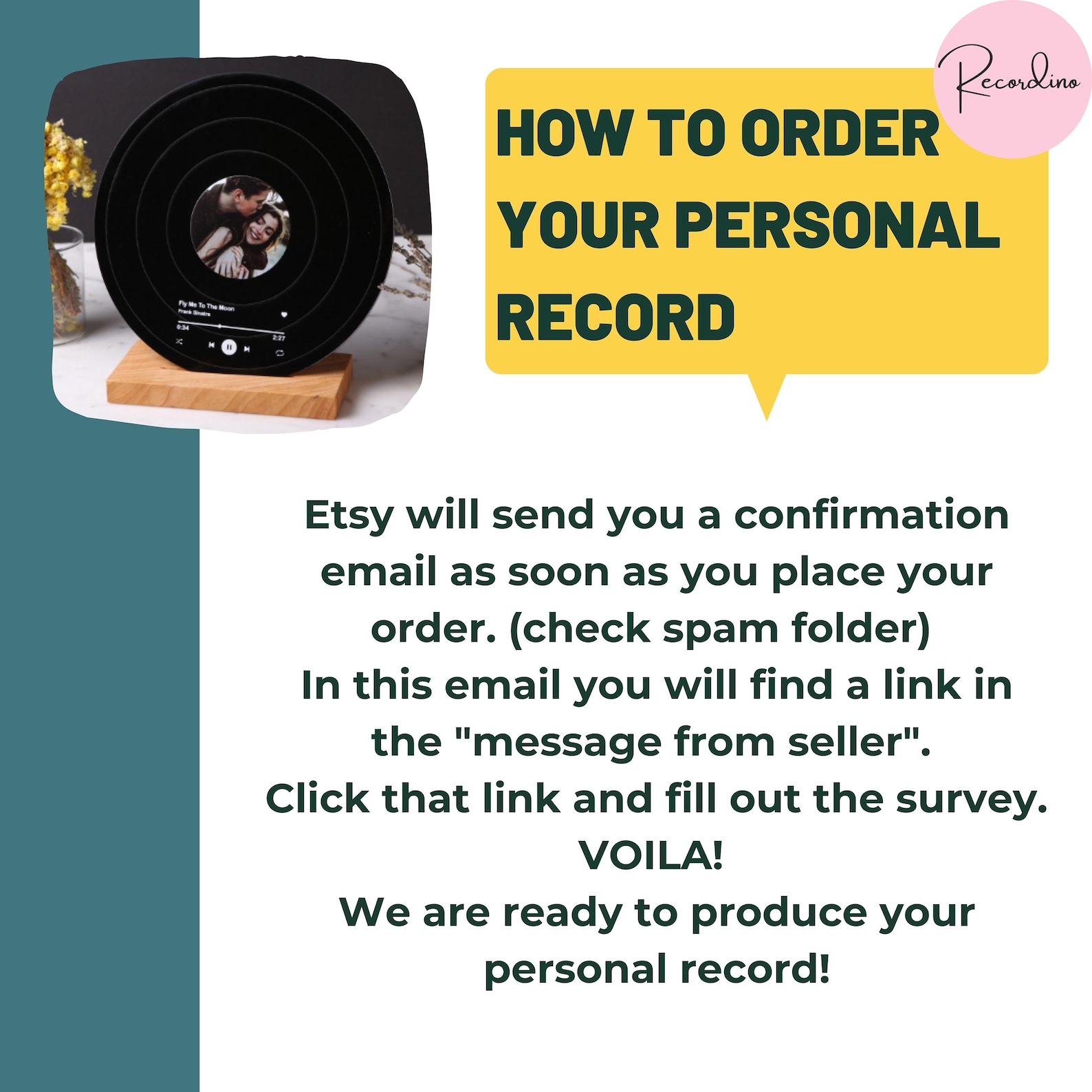 Romantic Personalized Record Birthday Gift for Her - Etsy