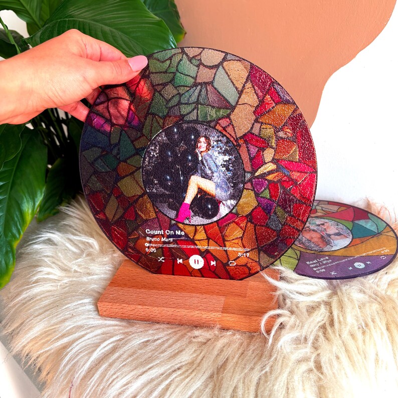 Stained Glass Photo - Custom Record With Photo - Picture Song Vinyl ...